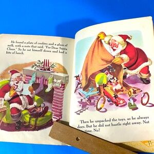 Disney | Holiday | Walt Disneys Vtg 95 Santas Toy Shop A Little Golden ...
